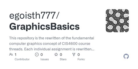GitHub Egoisth GraphicsBasics This Repository Is The Rewritten Of The Fundamental Computer