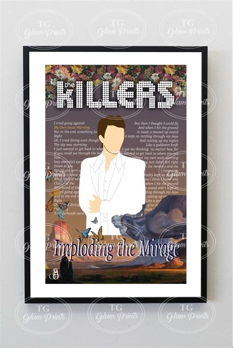The Killers Imploding The Mirage Wall Poster Etsy