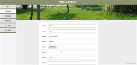 Springboot毕设项目高校科研管理系统v2j12（javavuemybatismavenmysql） Csdn博客