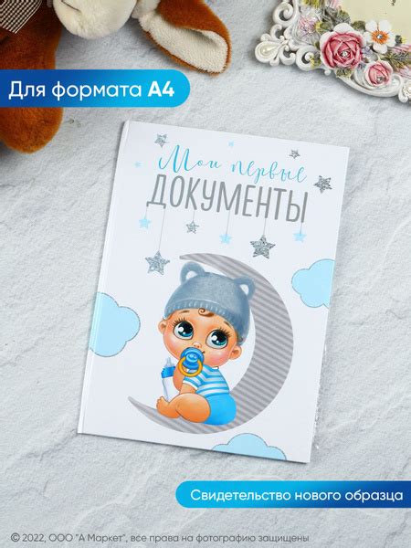 Твердая обложка с файлом для свидетельства о рождении - купить с ...