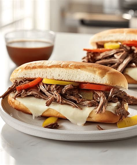Slow Cooker Italian Beef Sandwiches Recipe