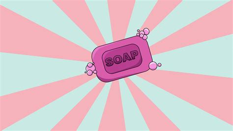 Animated Bath Soap Icon With A Rotating Background 32531917 Stock Video