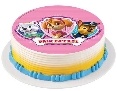 Bardzo Gruby Op Atek Na Tort Psi Patrol Cm Cena Opinie Dekoracje Tort W