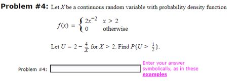 Solved Problem 4 Let X Be A