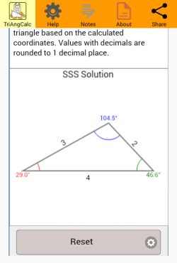 Triangle Calculator App Solves For Sides Angles Height Area Perimeter Draws Results