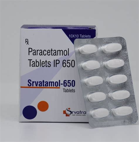 Paracetamol Table Ip 650 At Rs 228 Box Acetaminophen In Baddi Id
