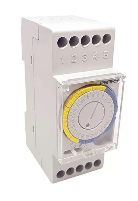 Perry Electric Daily Timer Switch White 2 Module 1io 0022 Get Upto