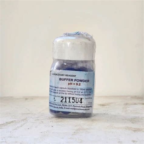 Buffer Capsules Ph 92 Grade Standard Analytical Grade At ₹ 100 Ml In