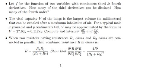 Solved • Let F Be The Function Of Two Variables With