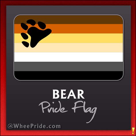 Roaring With Pride The Story Of The Bear Pride Flag Whee Studios