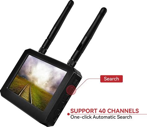 Buy Runcam Fpv Monitor For Fpv Camera 5 8ghz 4 3 Fpv Display Screen With Dvr 40ch Receiver