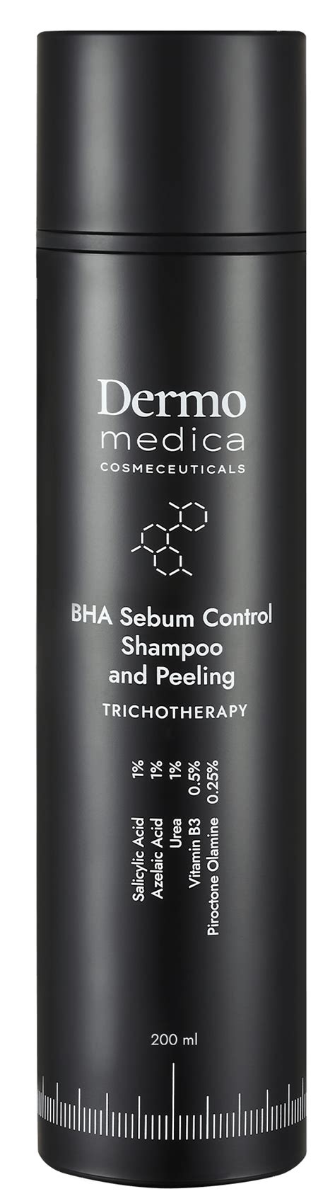 Трихологічний шампунь пілінг для жирної шкіри голови Dermomedica Trichotherapy Bha Sebum