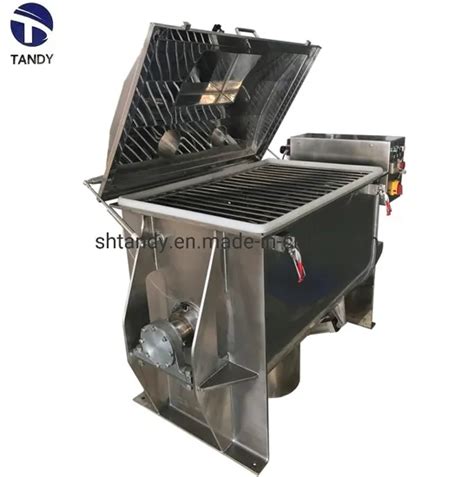 Flour Wheat Powder Production Line Ribbon Mixer Blending Machine Wheat Powder Ribbon Mixer And