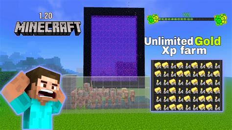 Minecraft Easy Gold And Xp Farm 120 Release Minecraft Pe And Bedrock