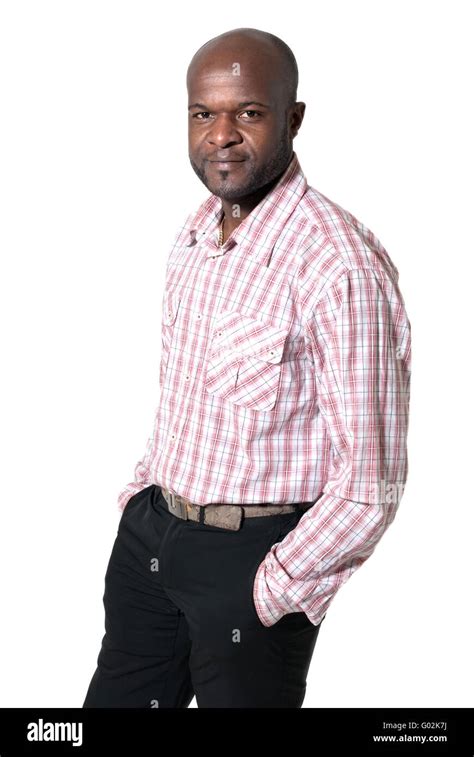 Happy African Businessman Smiling And Looking Portrait Isolated On