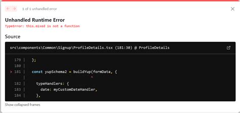 Type Date Error Issue Kristianmandrup Schema To Yup Github