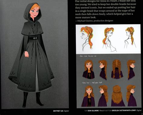Frozen 2 Annas Outfits Concept Art Including New Arendelle Queen