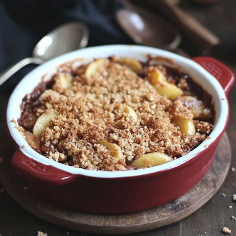 Crumble Poire Chocolat Facile Rapide Et Bon