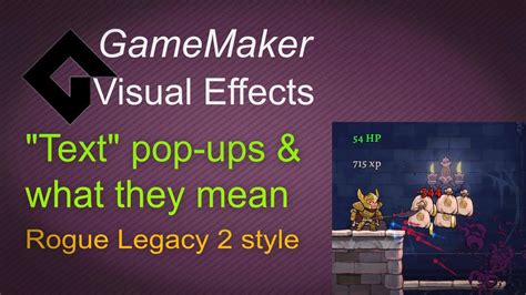 🔴text Popups Magic Of Color And Movement Gamemaker Vfx Youtube