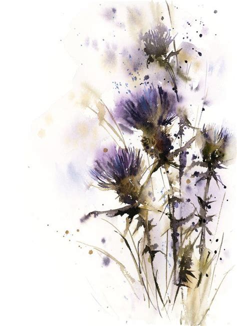 Sophie Rodionov Paintings For Sale Artfinder Watercolor Flower