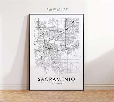 custom map of your city any city map custom map print personalized