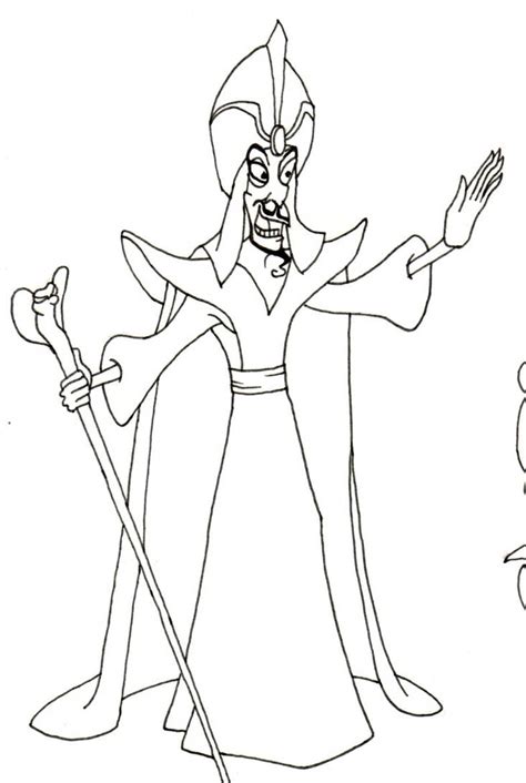 Jafar Lineart By Dibthebountyhunter On Deviantart