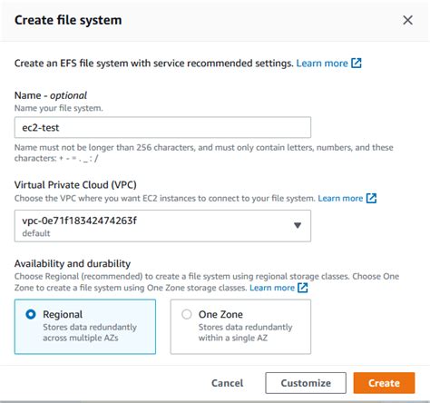 Mounting Efs On Ec2 Instance