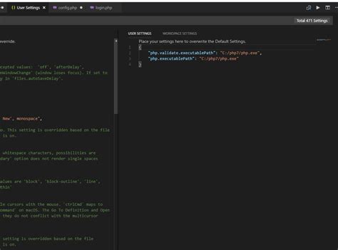 visual studio code - VSCode cannot find php executable - Stack Overflow