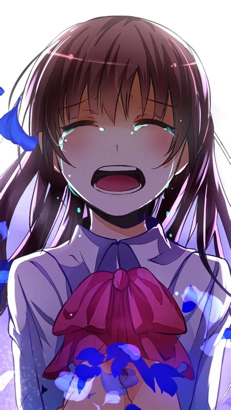 Sad Anime Faces Wallpapers 64 Pictures Wallpaperset