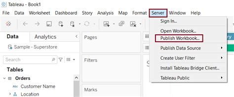 The Data Babe Step By Step Guide On How To Publish Your Workbook To Tableau Server