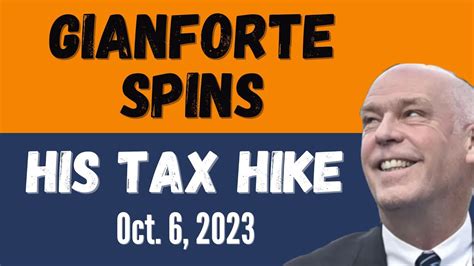 Gianforte Spins His Property Tax Hike On Kgez Radio Oct 6 2023 Youtube
