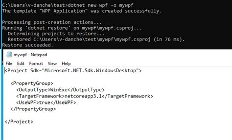 With Vs 1611 Preview1 Net6 Preview 4 Installed The Default Tfm For Wpf Created In Cli Is