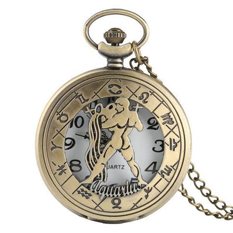 Reloj De Bolsillo Signos Del Zodiaco