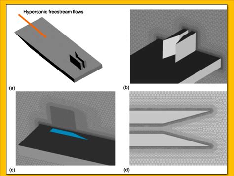92 Computational Geometry And Mesh Sketch For The Double Fin