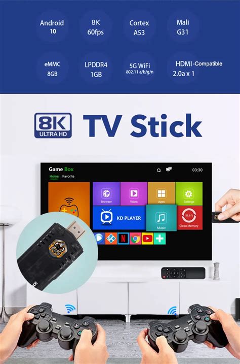 Mini TV Android Stick Ultimate Game Console Test Et Avis