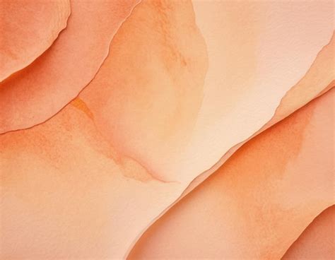 Premium Photo Watercolor Peach Fuzz Color Background