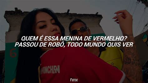 Mc Menor Jp Menina De Vermelho Letra Lyrics Youtube