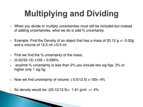 Ppt Measurements And Uncertainties Powerpoint Presentation Free Download Id2475348
