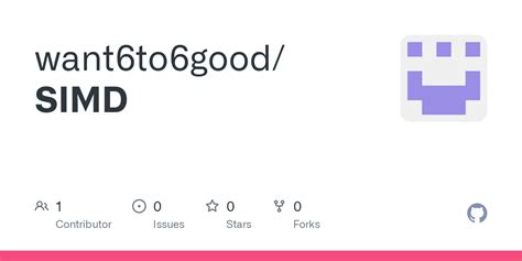 Github Want6to6goodsimd