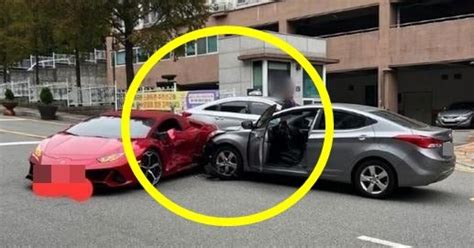 4억원 람보르기니 들이박은 아반떼차주 입장 밝혔다
