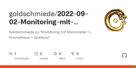 Github Goldschmiede Monitoring Mit Micrometer