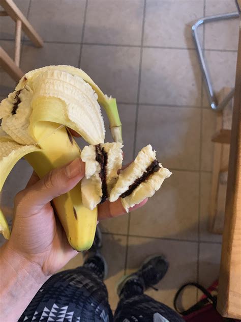 Whats This Thing Inside My Banana It Was Hard Like A Stem R