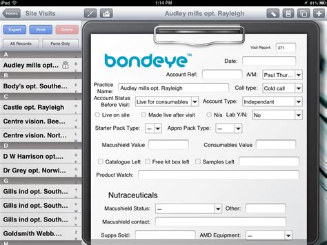 export a record or form template formconnections