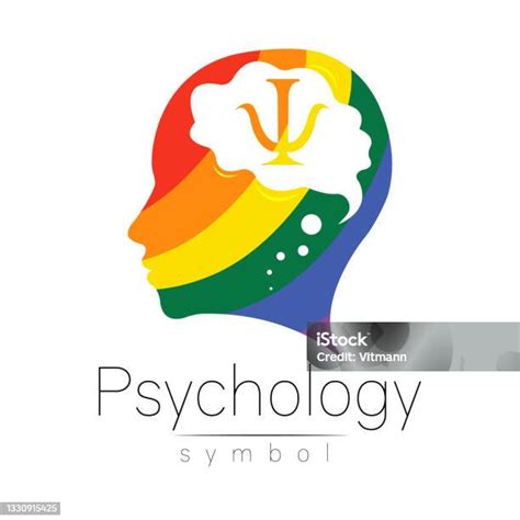 현대 로고 머리 와 편지 Psi 내부 뇌 심리학의 로고 타입 기호 프로필 인간 크리에이티브 스타일 벡터의 기호입니다 디자인 컨셉