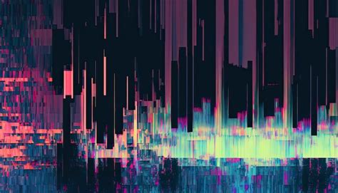 Premium Ai Image Abstract Glitch Background