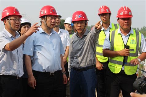 省交建局蒋振雄局长赴京沪扩建沭阳3标检查指导工作江苏省交通工程集团有限公司