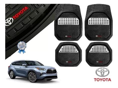 Tapetes Pz Charola D Logo Toyota Highlander Meses Sin Intereses