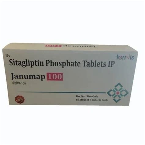 Janumap 100 Sitagliptin Phosphate Tablet At ₹ 52 Box Sitagliptin Tablet In Rupnagar Id