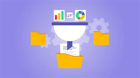 Ilustra O De Vetor De Classifica O Potente Processo De Classifica O De Dados E Sua Inser O