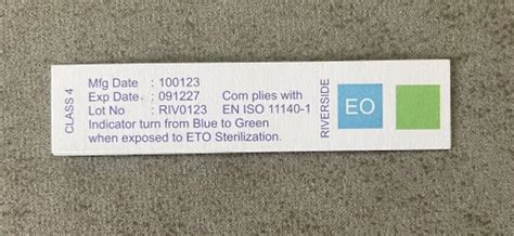 Class 4 Eto Indicator At Rs 5piece Chemical Indicator In Ahmedabad
